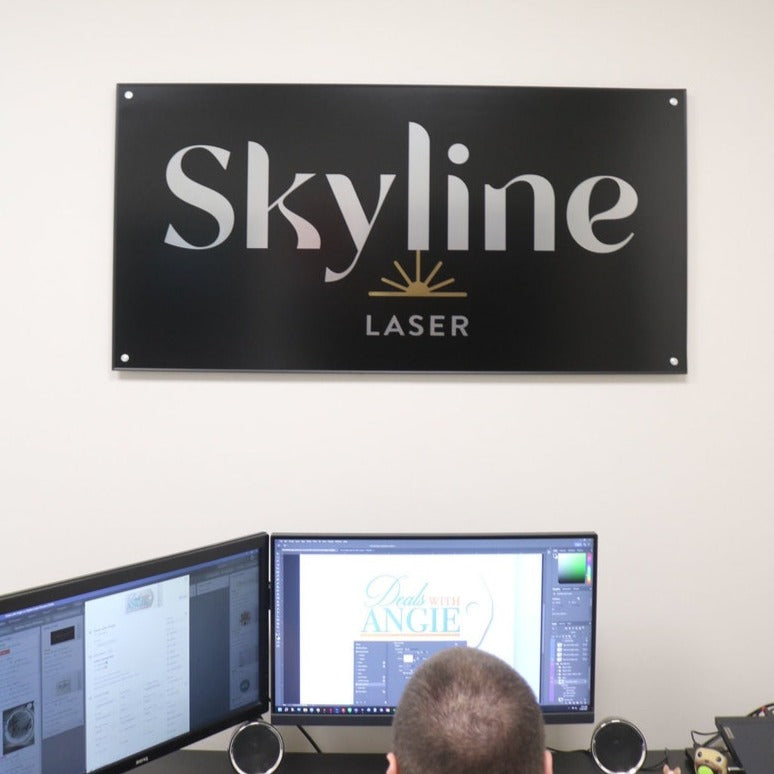 Custom Signs: ACM Aluminum Backing, Acrylic Lettering