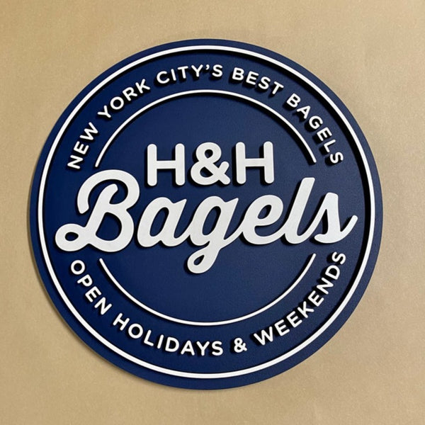 Custom Signs: Wood Painted Backing, Wood Lettering