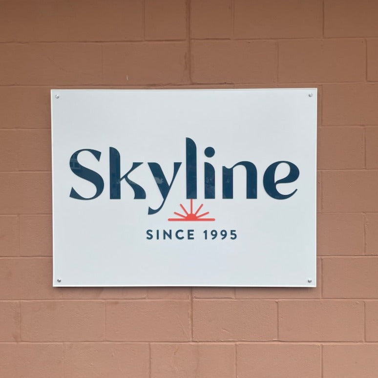 Custom Signs: ACM Aluminum Backing, Acrylic Lettering